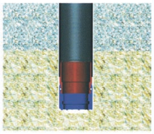 Concentric Casing Overburden Drilling System With Ring Bit